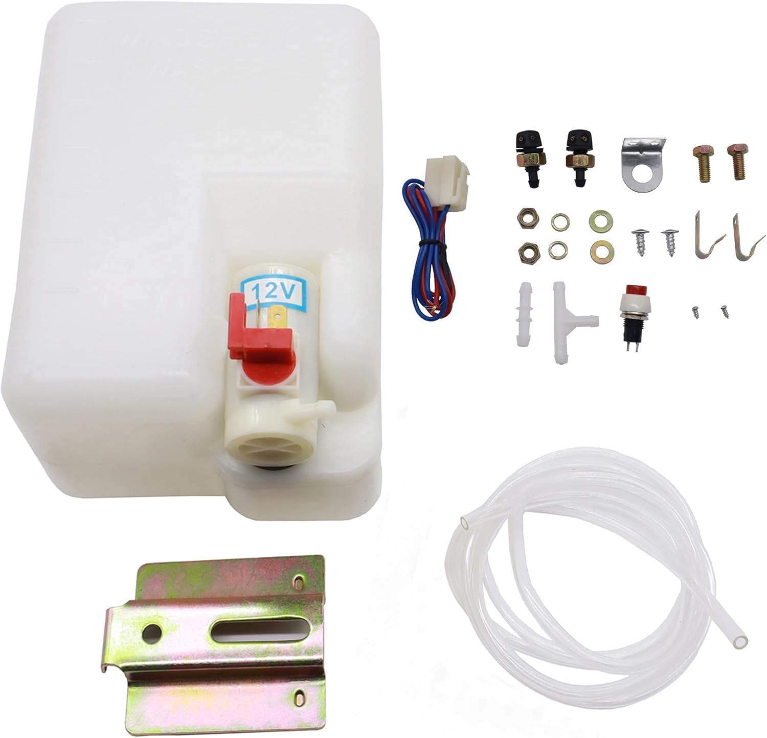 Amazon.com: HiSport Universal Car Windshield Washer Pump, Washer Fluid ...