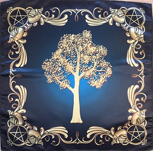 Buy Wonderworld Tablecloth Scarf Wiccan Tree Clear Water 22”x22” Cloth ...