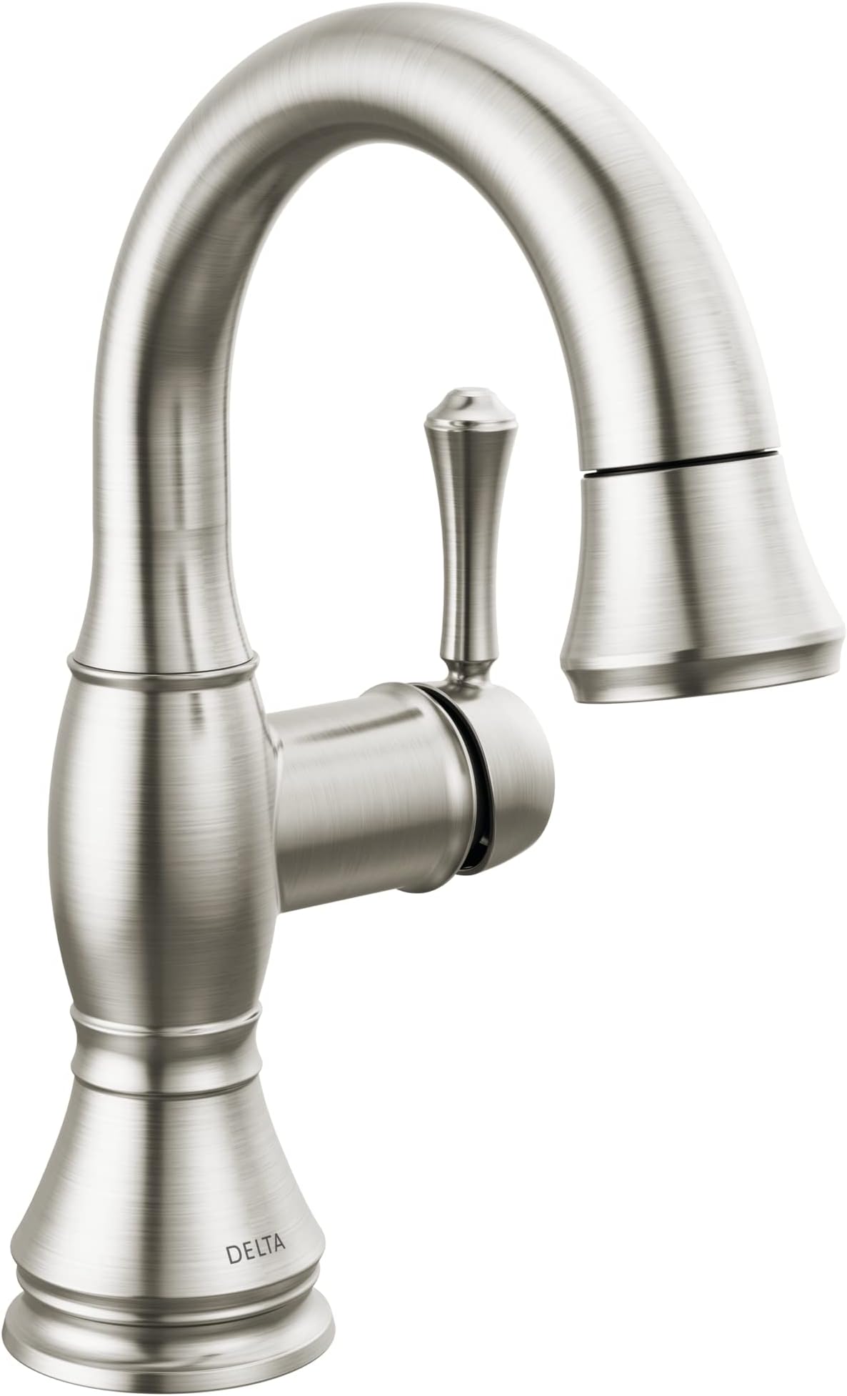 Delta Faucet Tulva Widespread Waterfall Bathroom Faucet Brushed Nickel ...