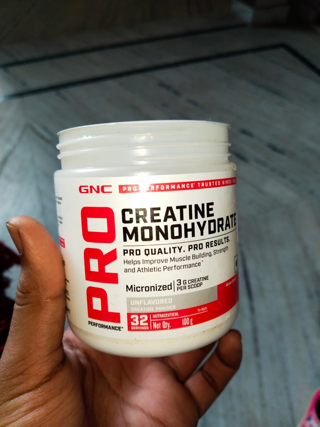 GNC Pro Performance Creatine Monohydrate 3000 mg Supplement Powder- 250 ...