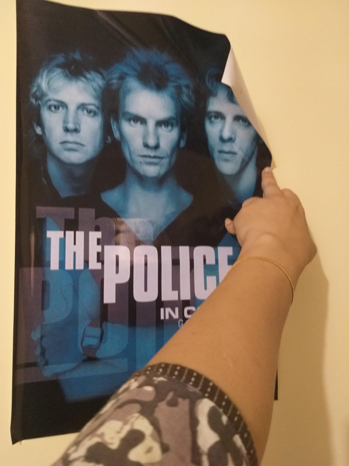 The Police Poster - Germany 1980 Music Band Wall Sticker 300 Gsm Art ...
