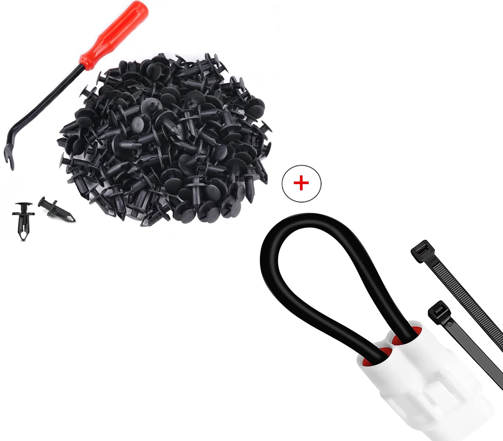 Amazon.com: moveland 120 PCS 8mm UTV ATV Fender Clips + Seat Belt ...