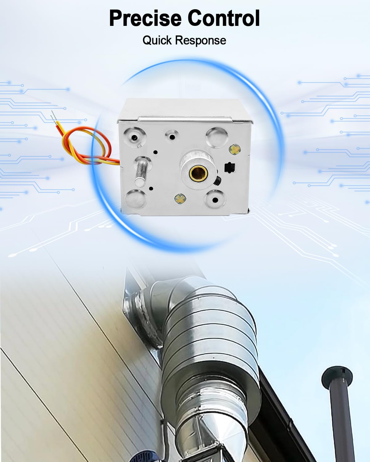 Snapklik.com : AUGREX Damper Actuator Motor Replacement Fit For ...