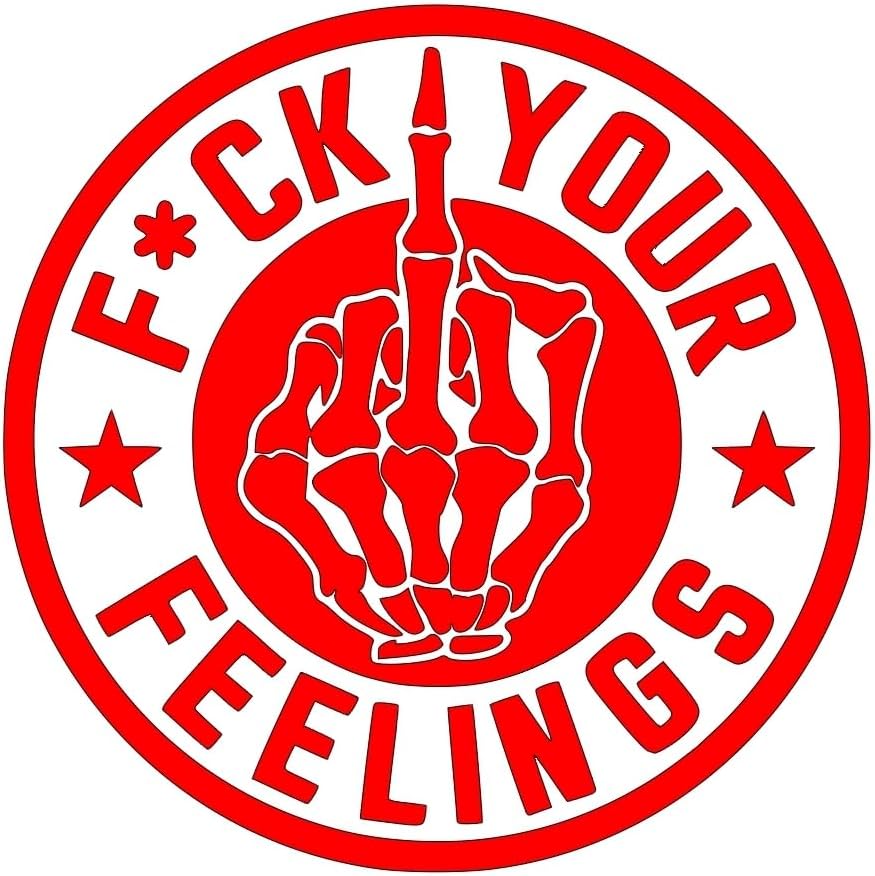 Amazon.com - F*ck Your Feelings Decal for car, Truck, Wall, Window, or ...
