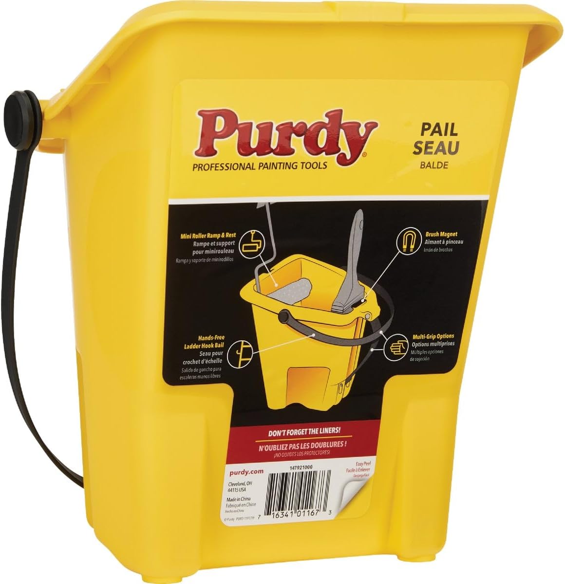 Purdy Painter's Pail, yellow (14T921000) : Amazon.co.uk: Everything Else