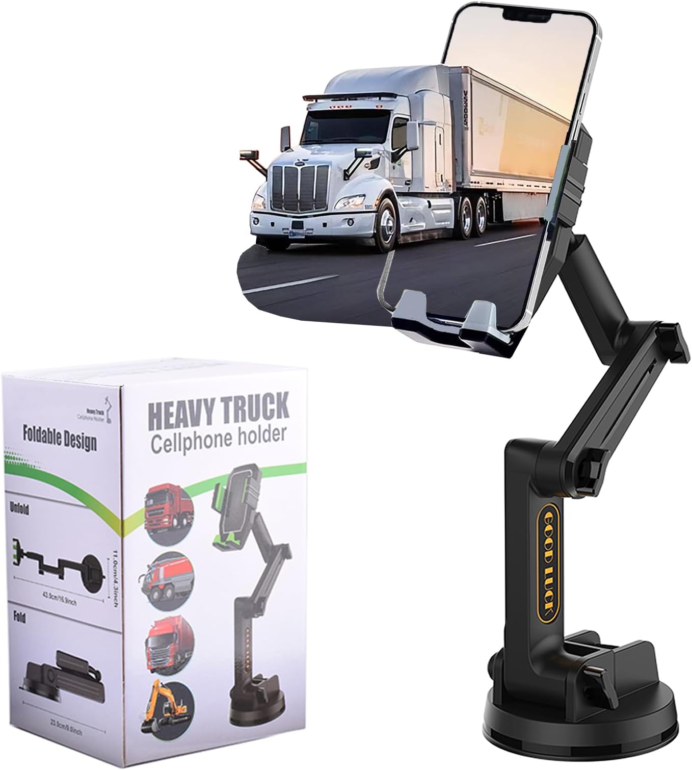 Amazon.com: DROL-Truck Phone Holder Mount Heavy Duty Cell Phone Holder ...