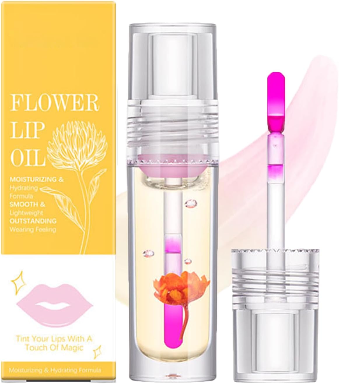 Hydrating Lip Oil - Long Lasting Lip Tint - Clear Lip Gloss - Lip Tint ...