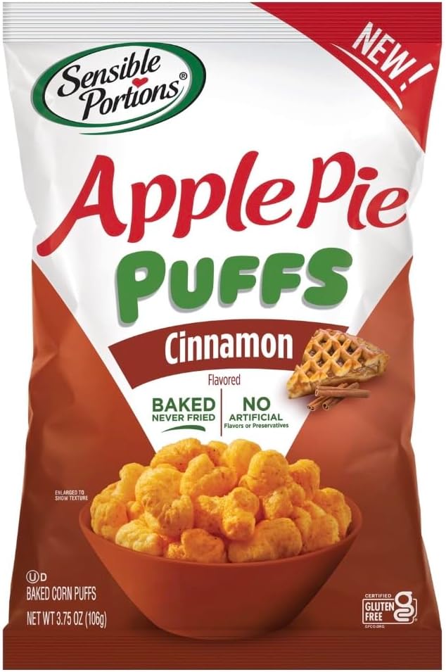 Amazon.com : Sensible Portions Veggie Puffs, White Cheddar Flavor ...