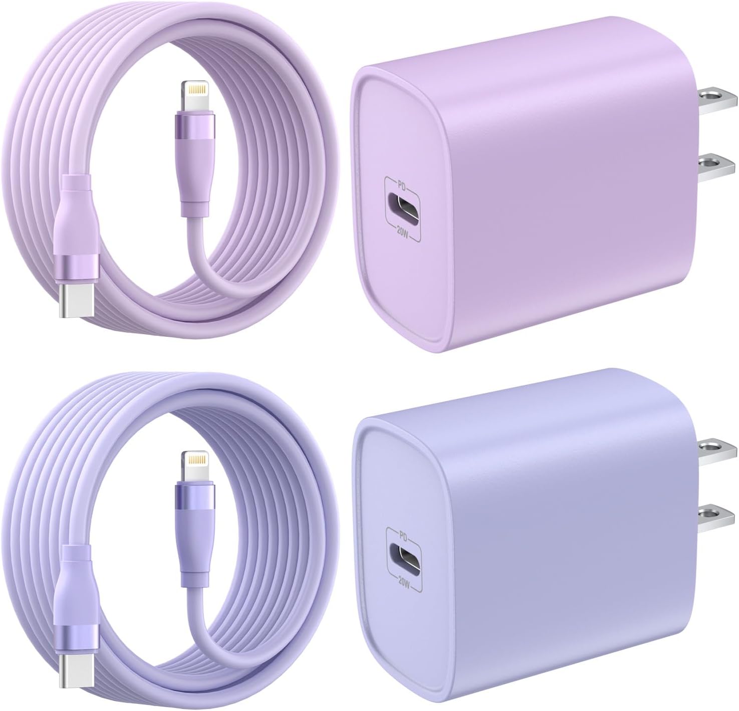 Amazon.com: iPhone Charger Fast Charging 6ft Cord【Apple Certified】 USB ...