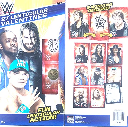 Wwe Lenticular Valentines Day Cards With 27 Lenticulars John Cinea ...