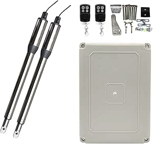 CMYX Gate Opener 300KG Automatic Electric Double Leaf Swing Door Opener Swing Gate Actuator ...