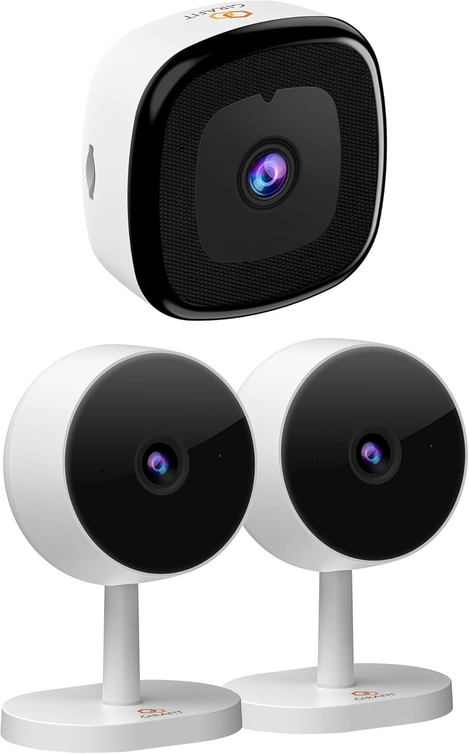 Amazon.com : Girafit 2K Window Camera (1 Pack)+5GHz & 2.4GHz Indoor ...