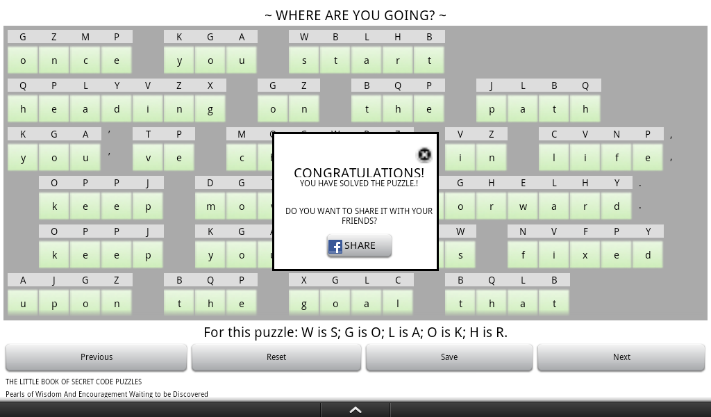 The Little Book of Secret Code Puzzles - App on Amazon Appstore