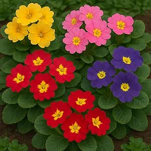 Amazon.com : Primrose Garden Mix Seeds – Perennial Flower (Primula spp ...