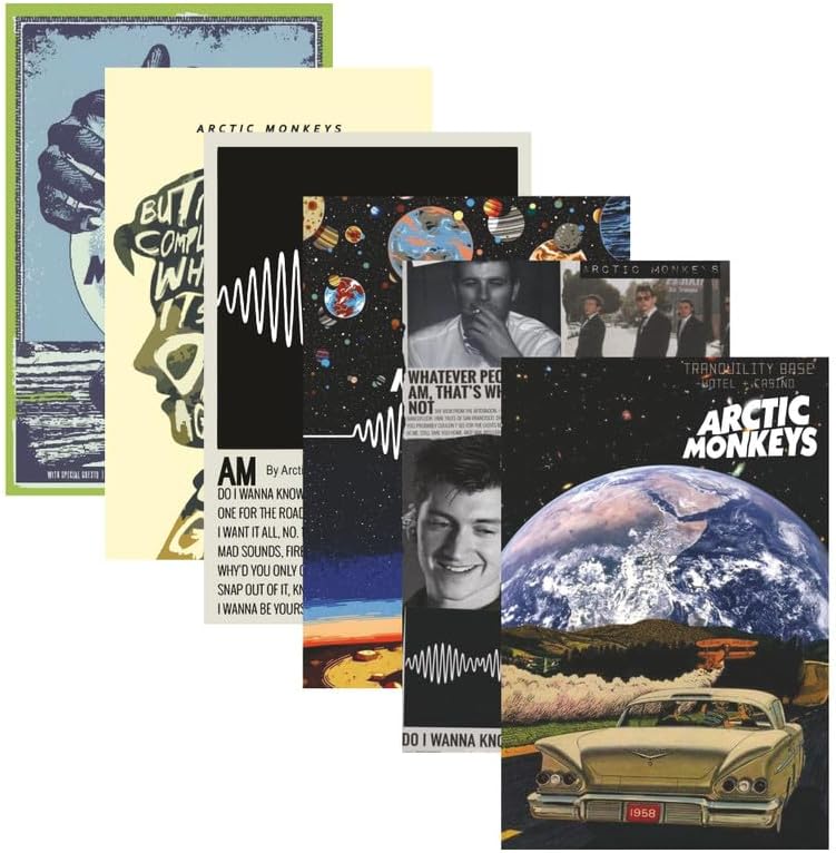 POSTER WALLAH Arctic Monkey Poster for Home Office and Student Room ...