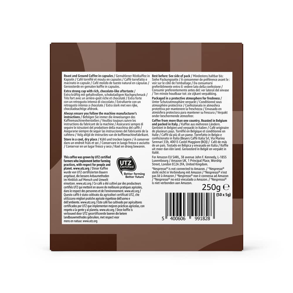 Amazon Brand - Solimo Nespresso Compatible Ristretto Intenso Coffee ...