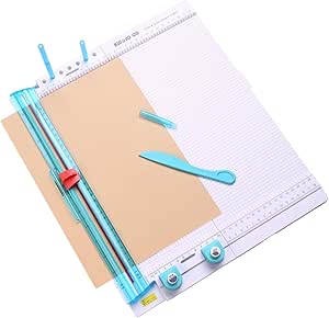 Amazon.com: HUIOP Paper Trimmer,13095 Paper Trimmer Scoring Board 7 in ...