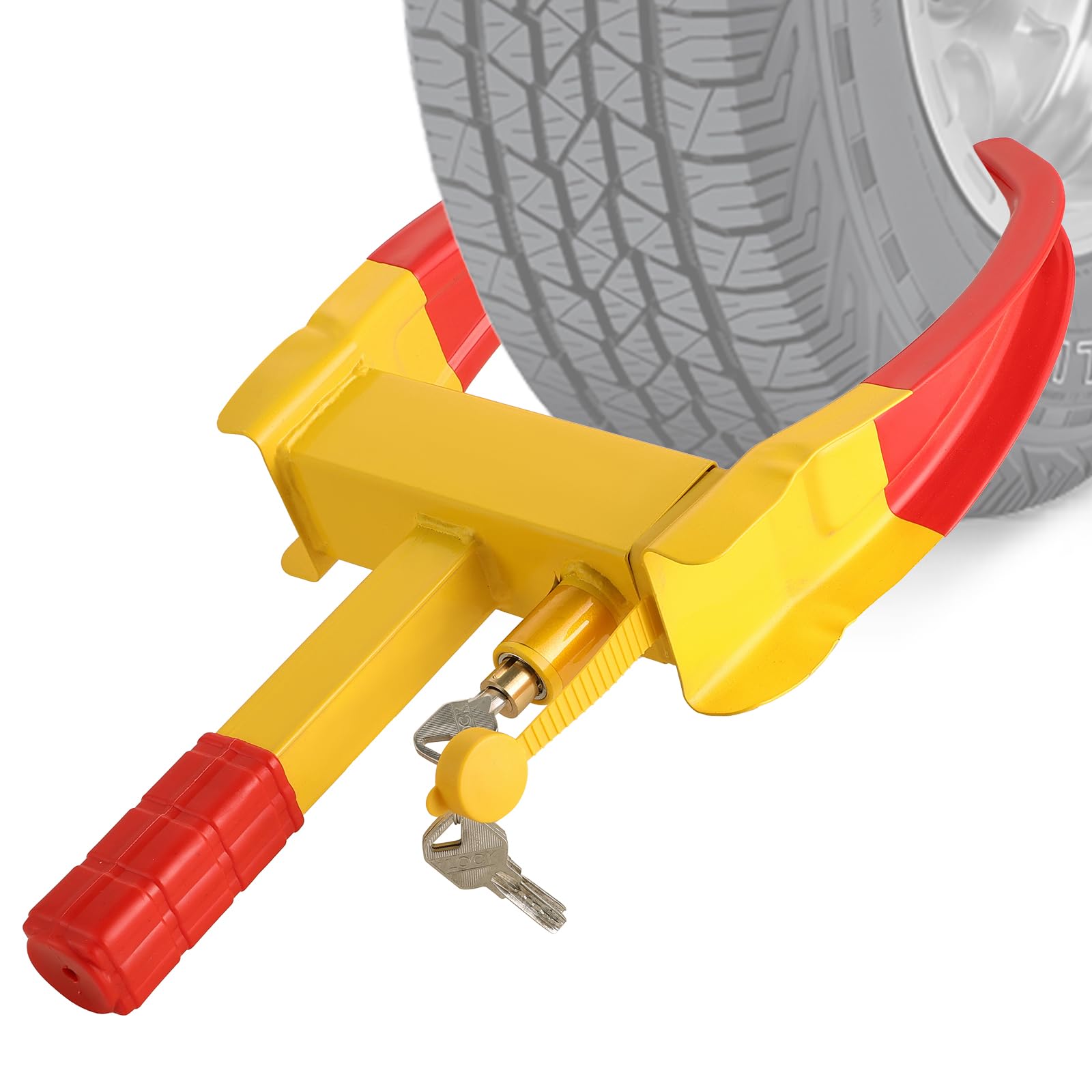 Amazon.com: NYXOVA Universal Wheel Lock, Adjustable Security Trailer ...