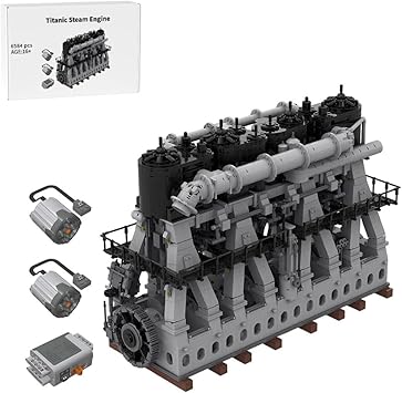 Amazon.com: KAROYD Titanic Reciprocating Triple Expansion Steam Engine ...