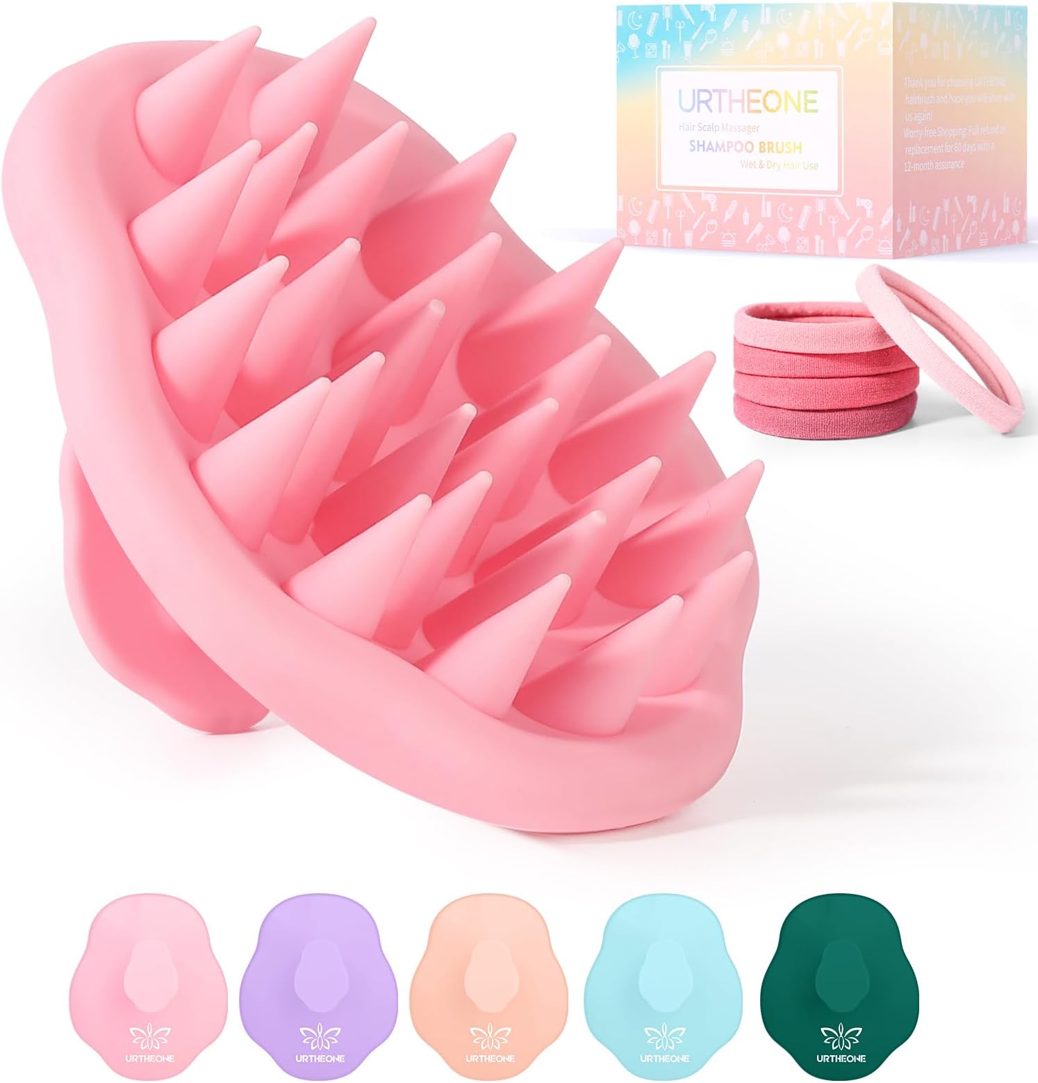 Amazon.com: URTHEONE Scalp Massager Shampoo Brush for Hair Growth,Soft ...