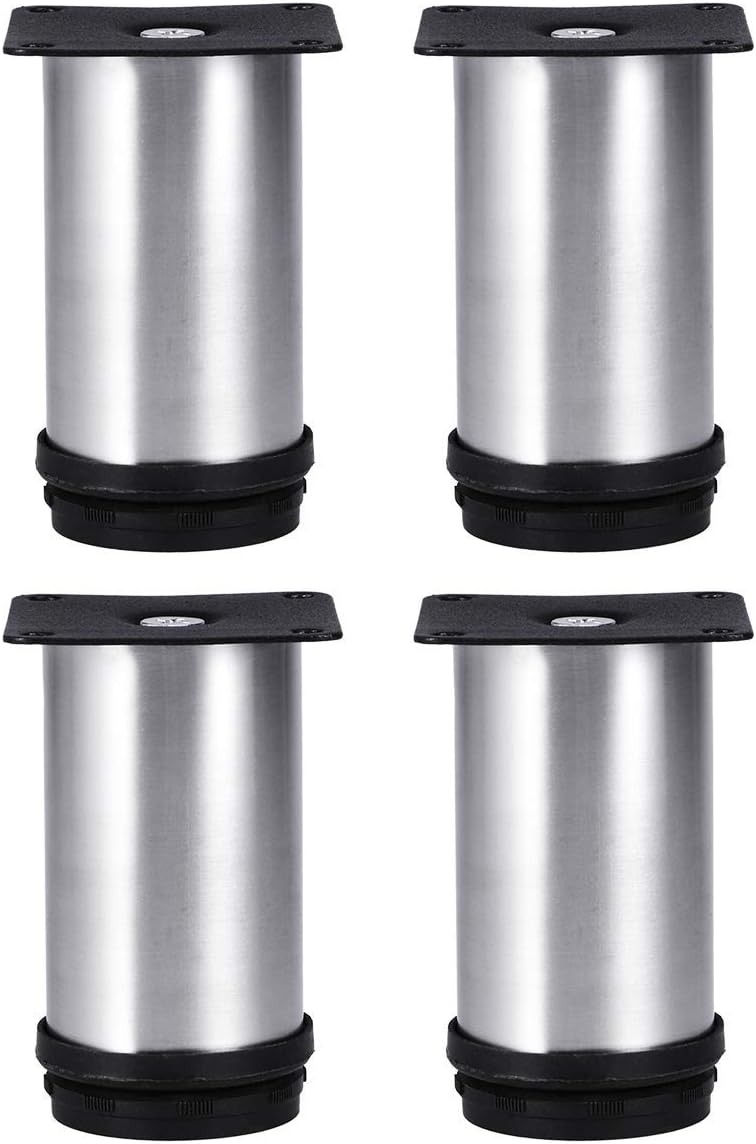 Amazon.com: VOVOV Furniture Cabinet Metal Legs Adjustable Stainless ...