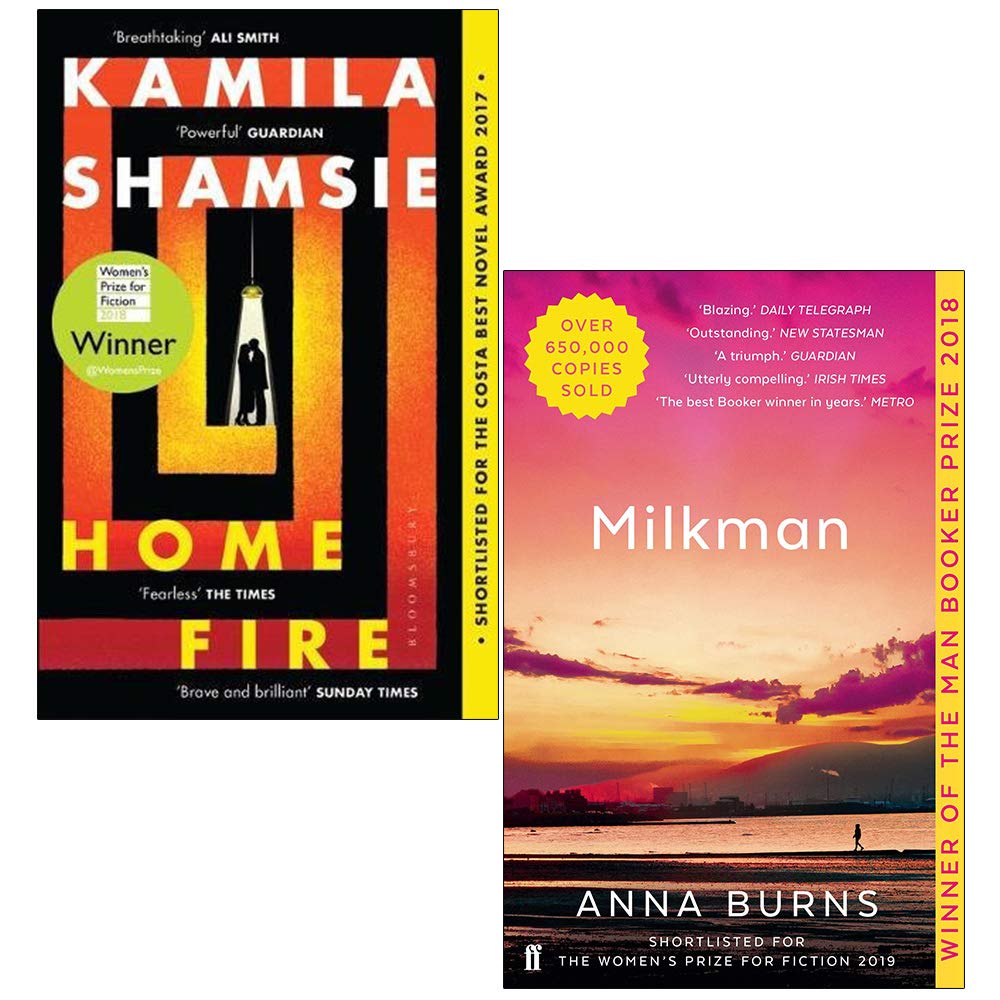 Home Fire By Kamila Shamsie & Milkman By Anna Burns 2 Books Collection ...