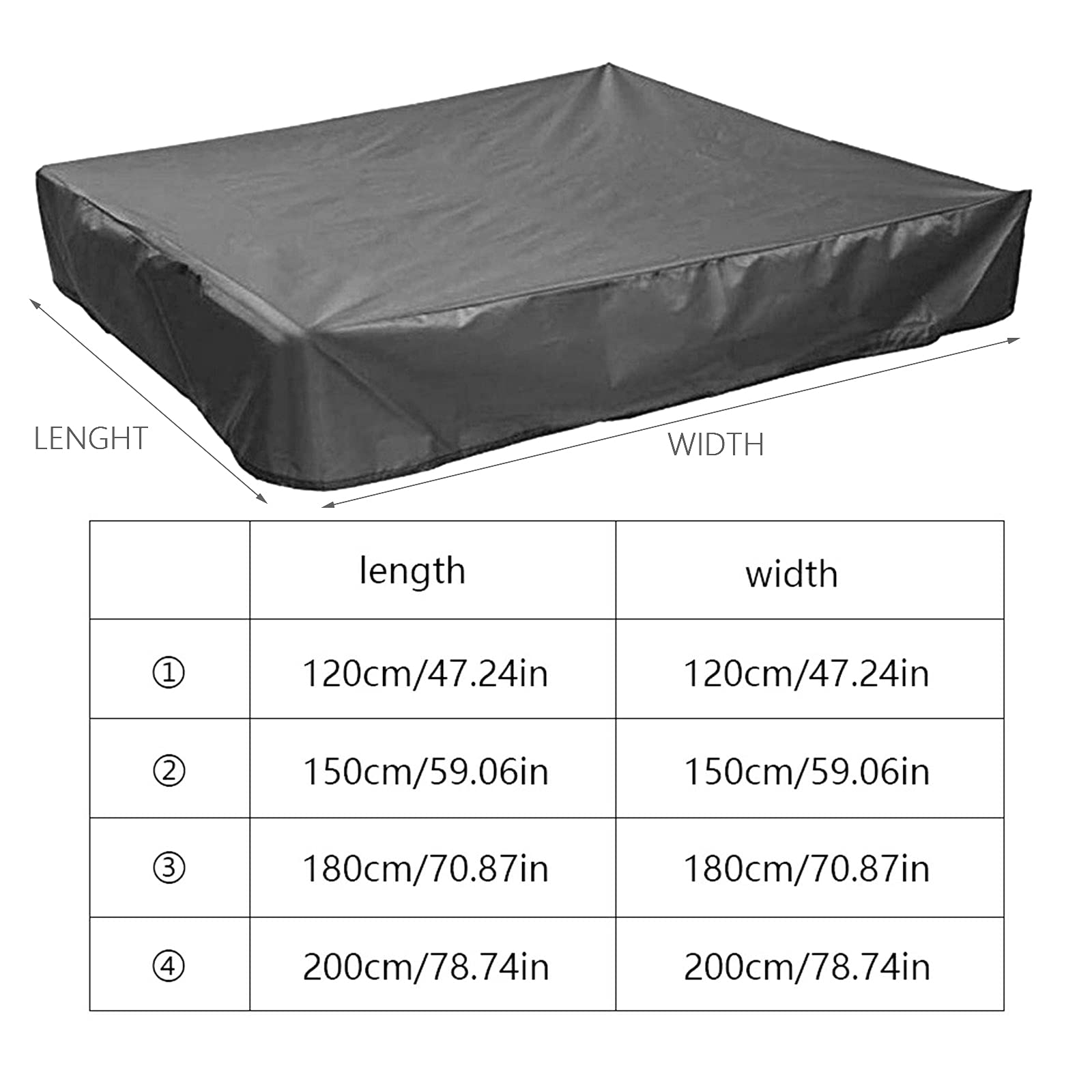Waterproof , Square Waterproof Protective Cover Durable Oxford Fabric ...