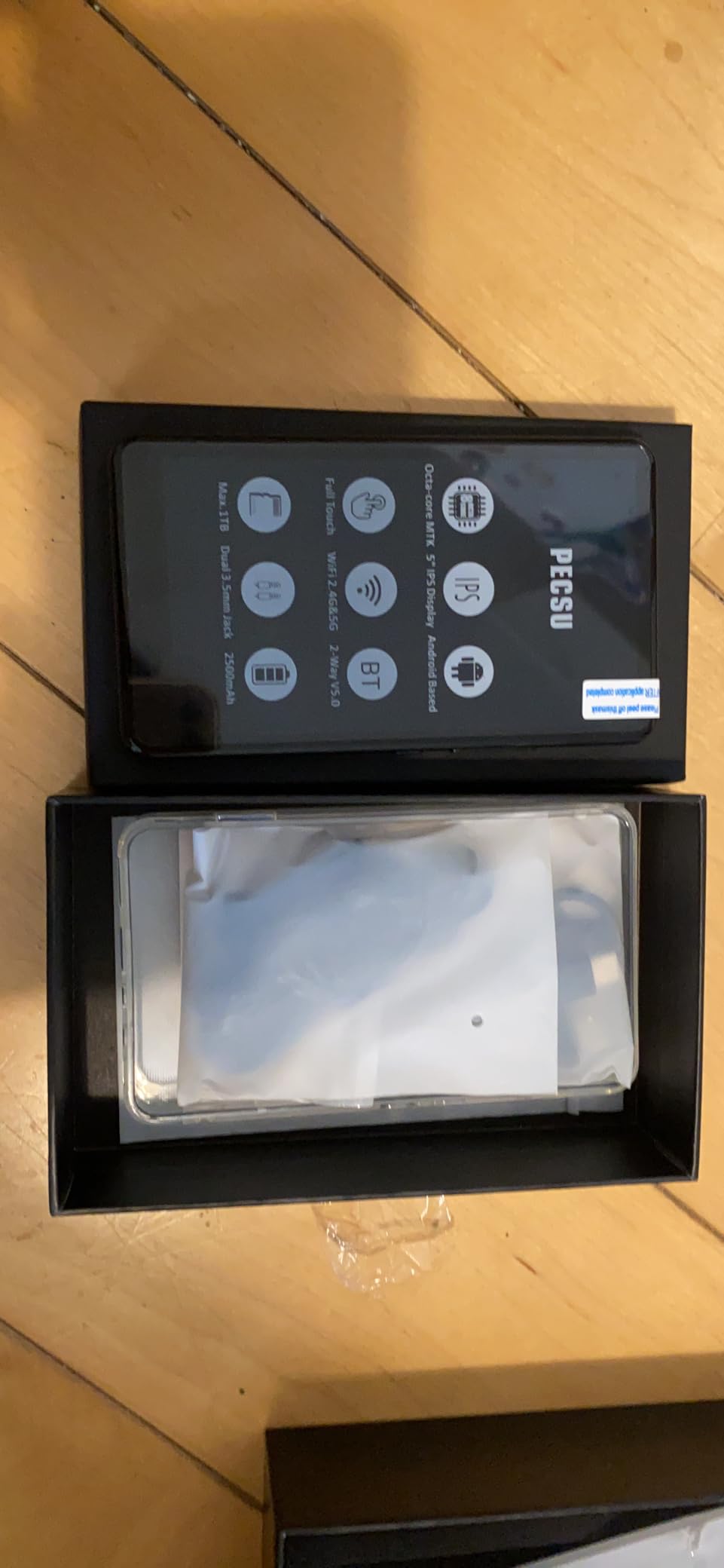 Amazon.co.jp: PECSU MP3プレーヤー BluetoothとWiFi搭載 32GB Android MP3/MP4プレーヤー SpotifyとAPKインストールをサポート、5 ...