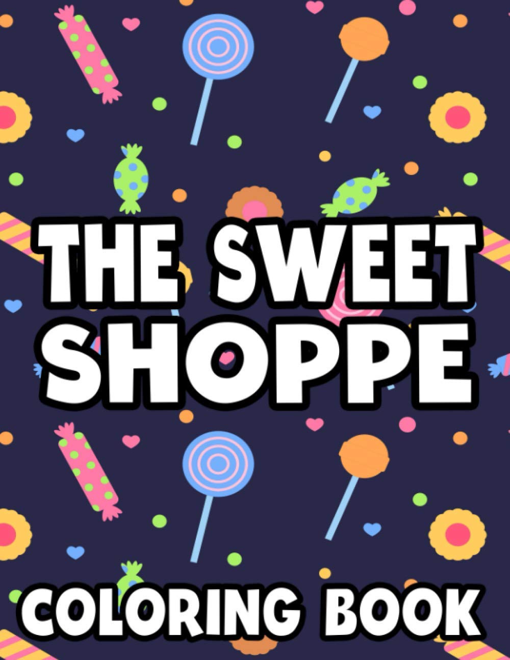 The Sweet Shoppe Coloring Book Illustrations Of Cakes Ice Cream ...