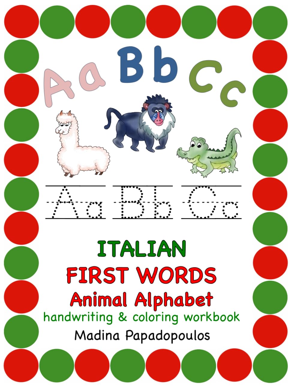 Amazon.com: ITALIAN ANIMAL ALPHABET: Handwriting and Coloring Book ...