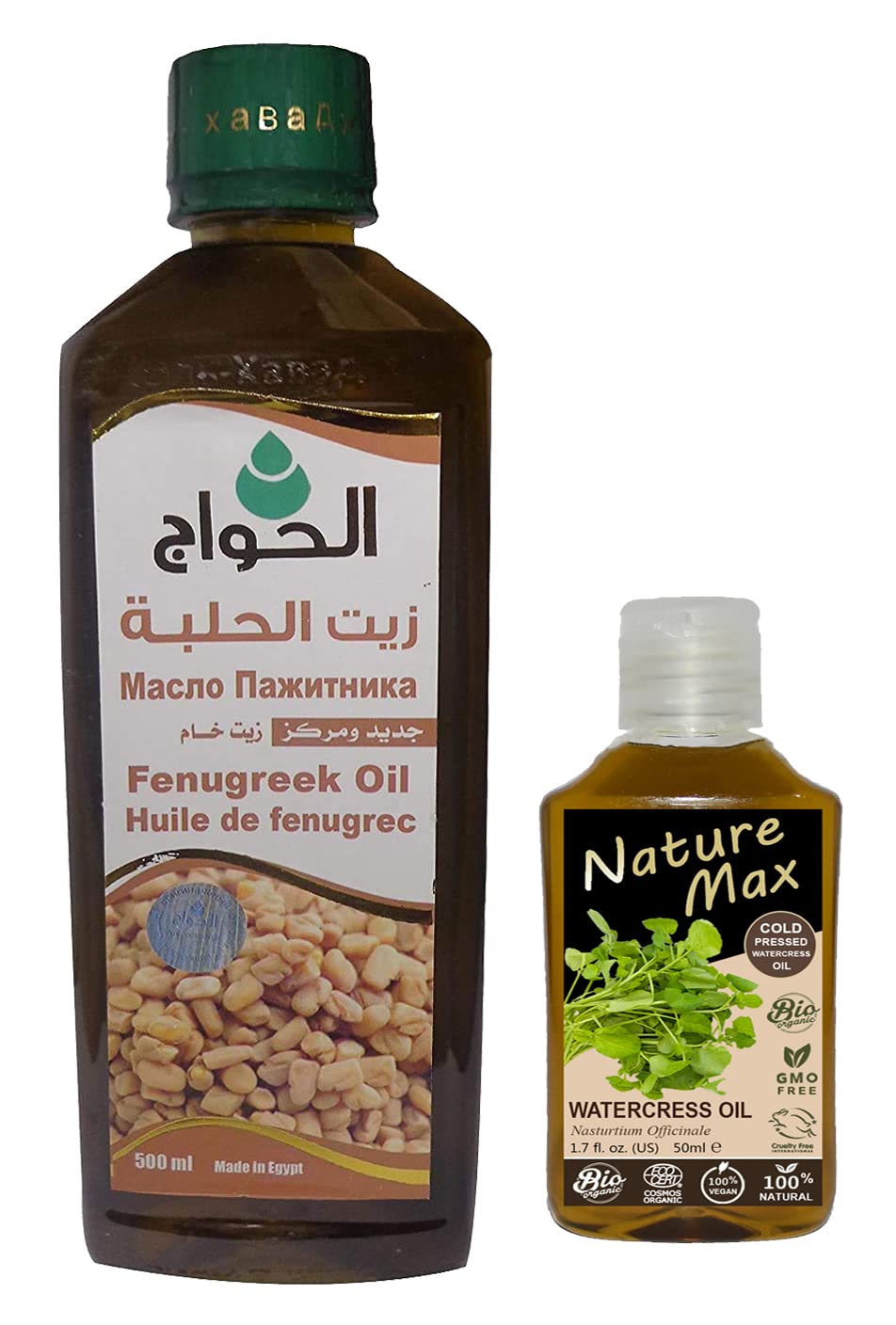 Amazon.com: (17.64 oz / 500 ml) Fenugreek Oil (1.7 oz / 50 ml) Nature ...