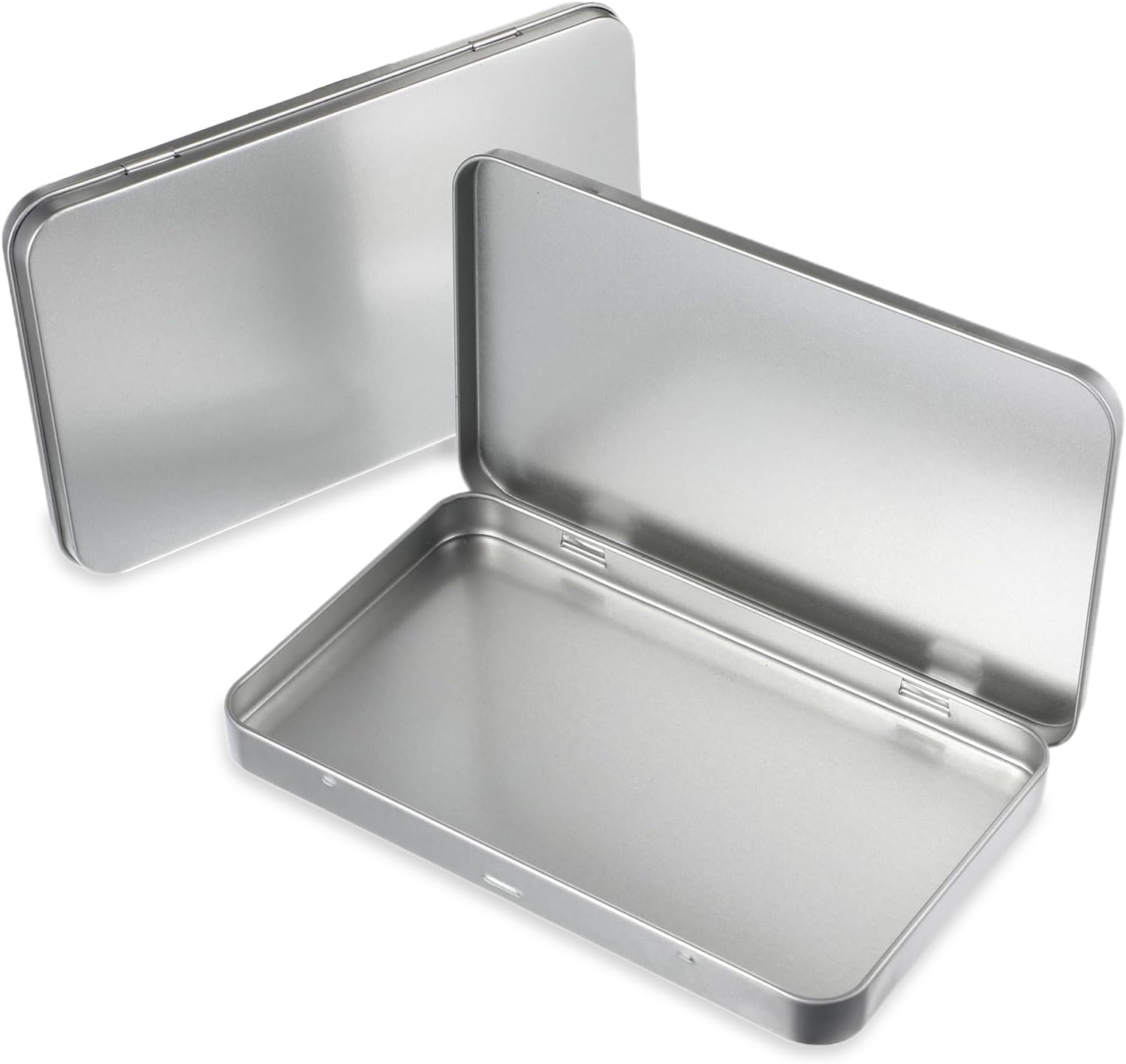 Amazon.com - 2PCS Rectangular Metal Box, Small Storage Containers with ...