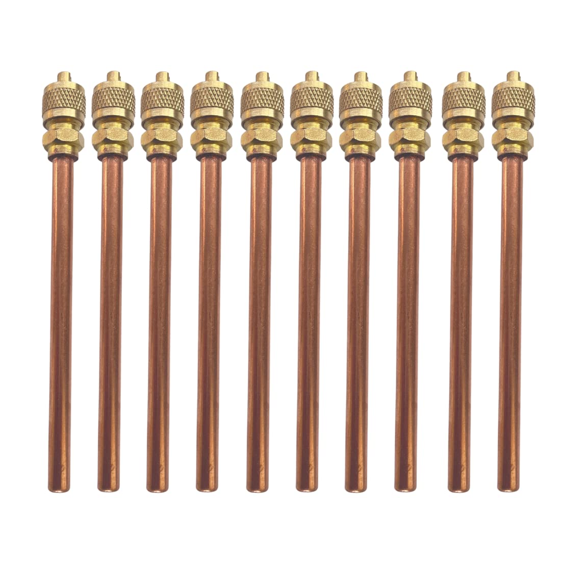 SATYWALI Pin Valve Access Valve Gas Charging Nipple - 1/4 NRV (Pack of ...