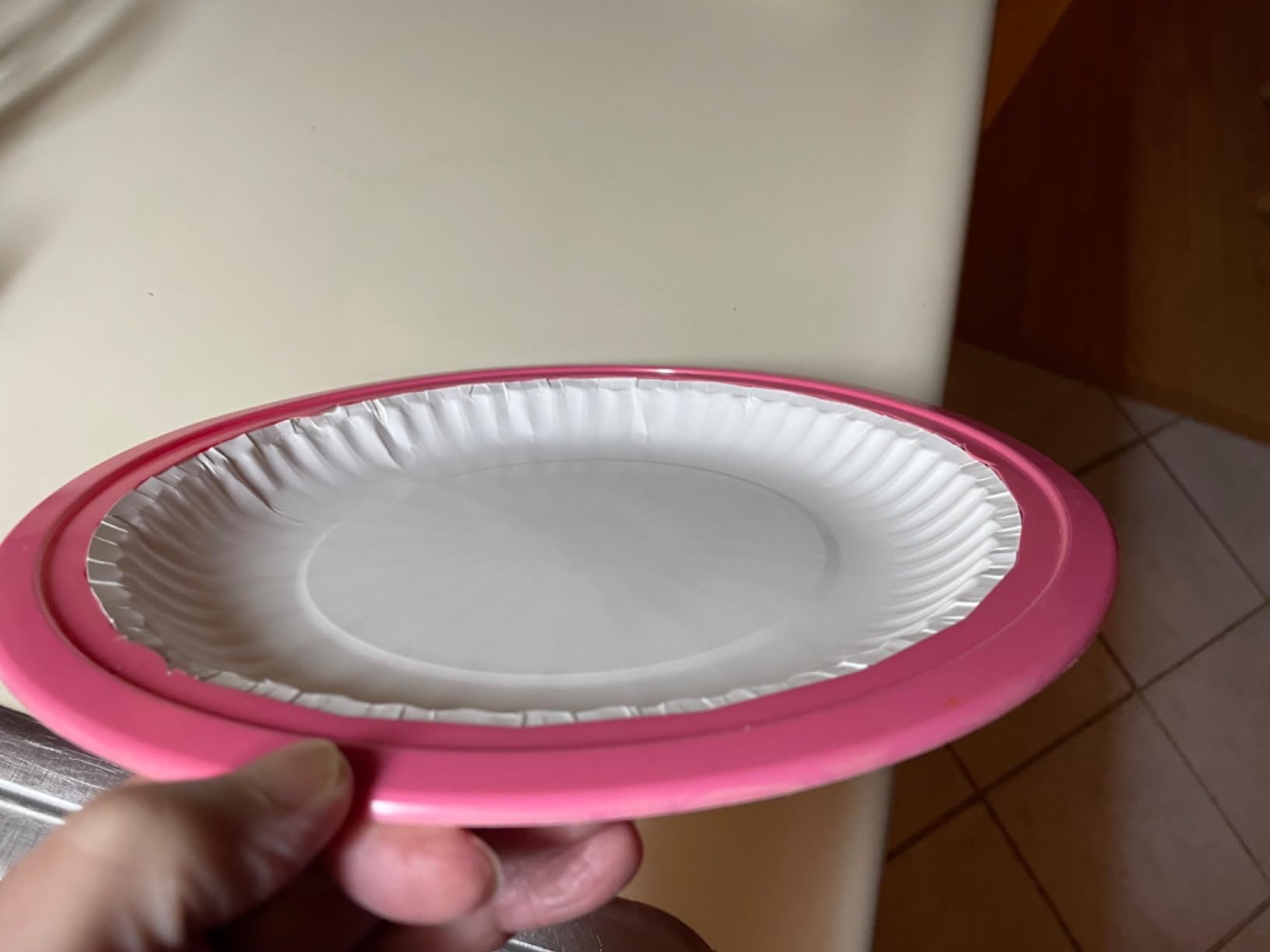 Amazon.com: Sedmoon Reusable Plastic Paper Plate Holders 24 Pack 10 ...