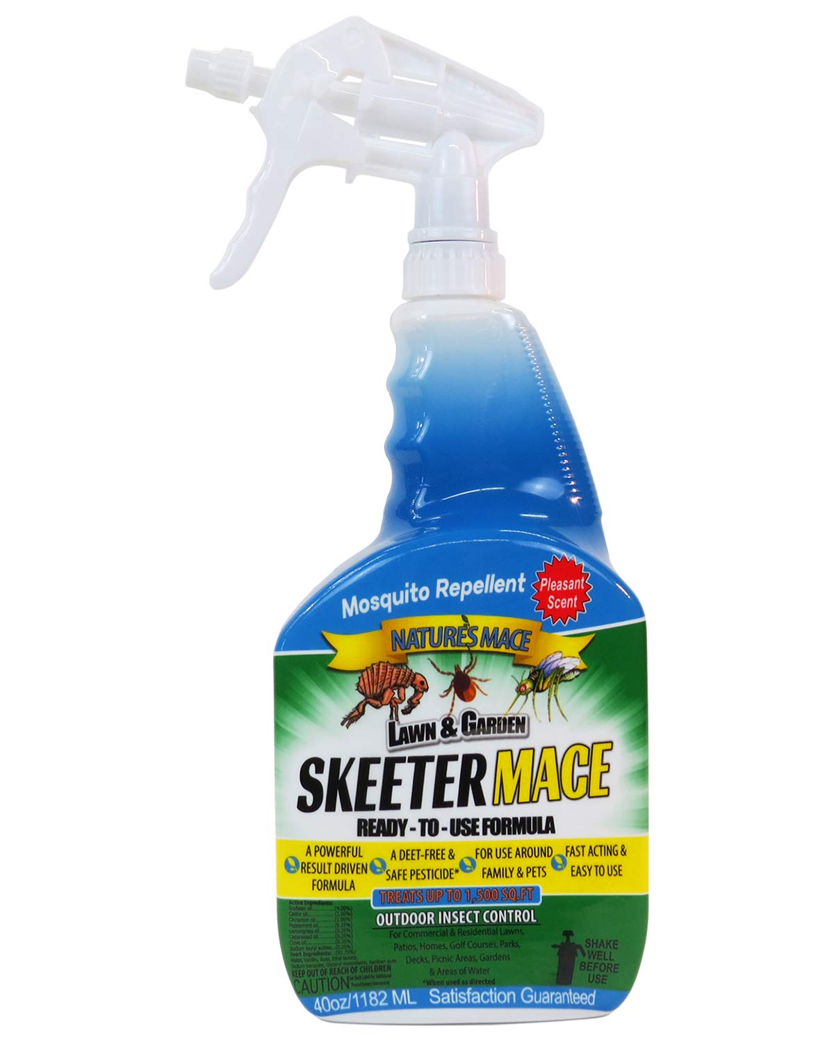 Amazon.com: Nature’s MACE Skeeter Repellent 40oz Ready-to-Use Spray ...