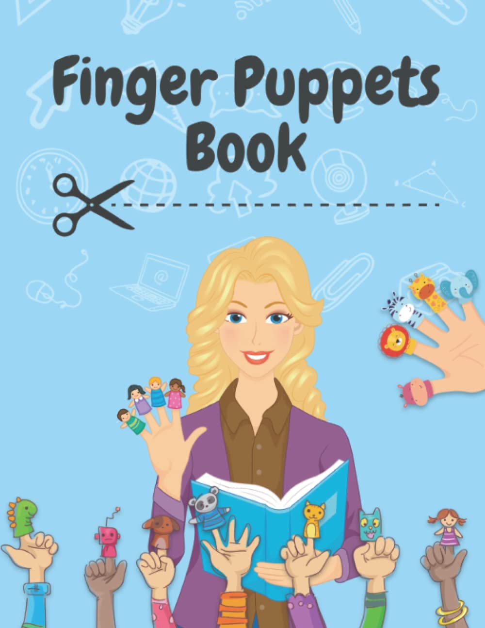 Finger Puppets Book Paper Craft Finger Puppets With Scissor Skills ...