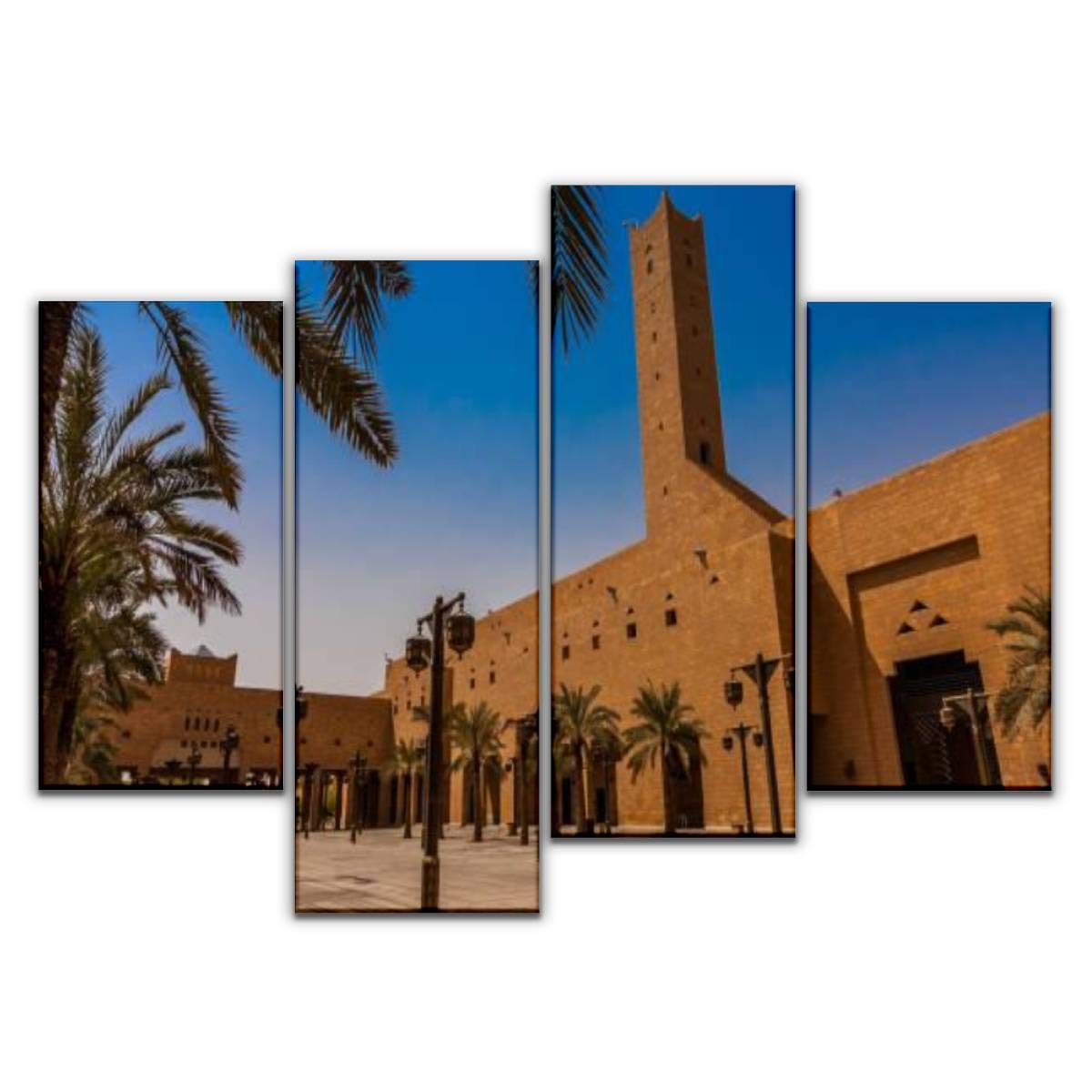 Buy 4 Panel Canvas Pictures imam turki bin abdullah grand mosque ...