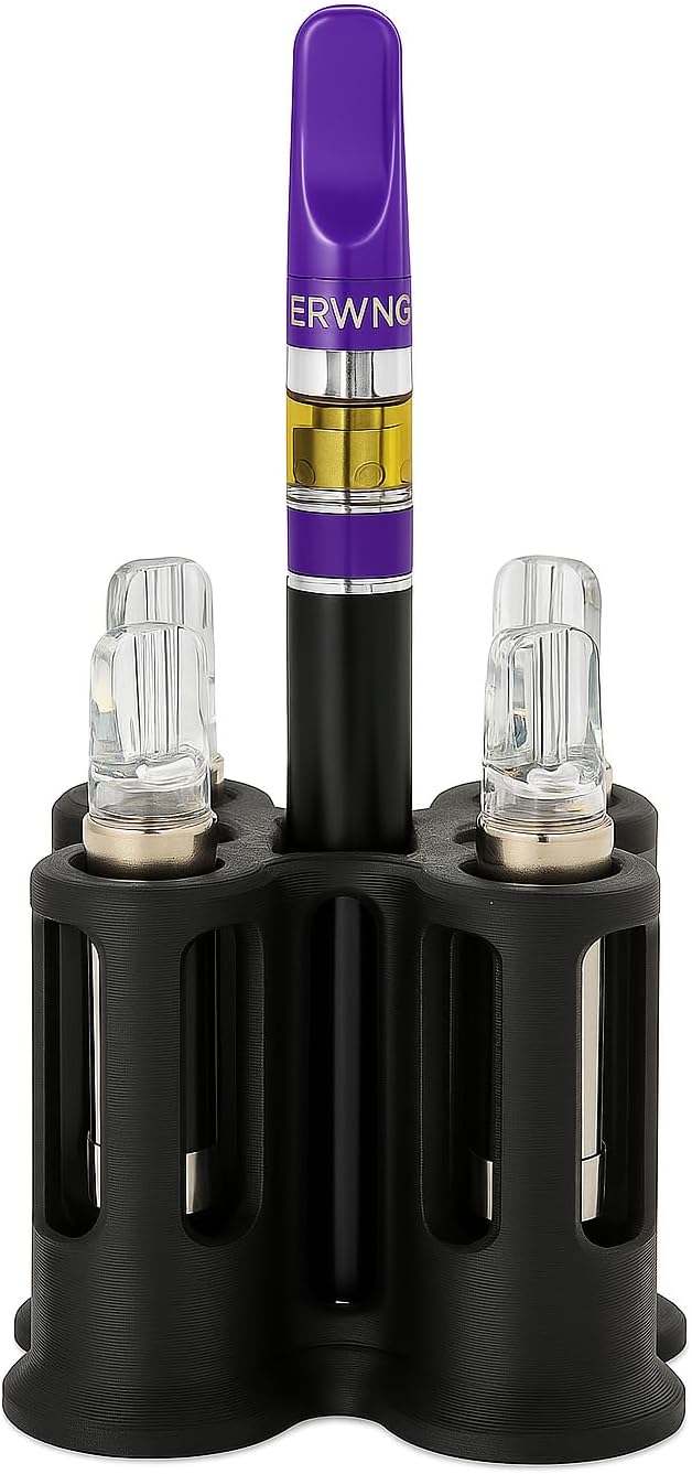 Amazon.com: Vape Cartridge Stand, 4-Slot Desktop Holder, 2.5 x 2.5 ...