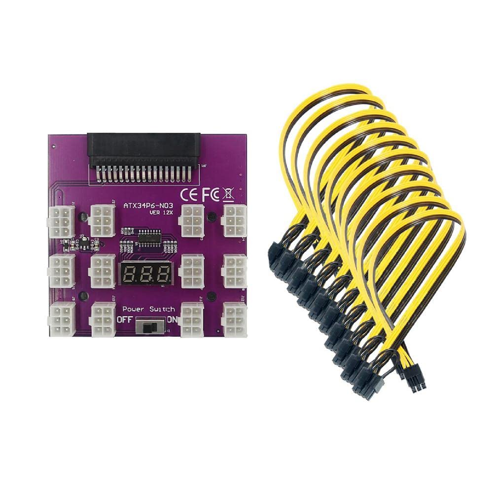 Buy 1200W 750W PSU Server Power Supply Breakout Board Adapter Module ...