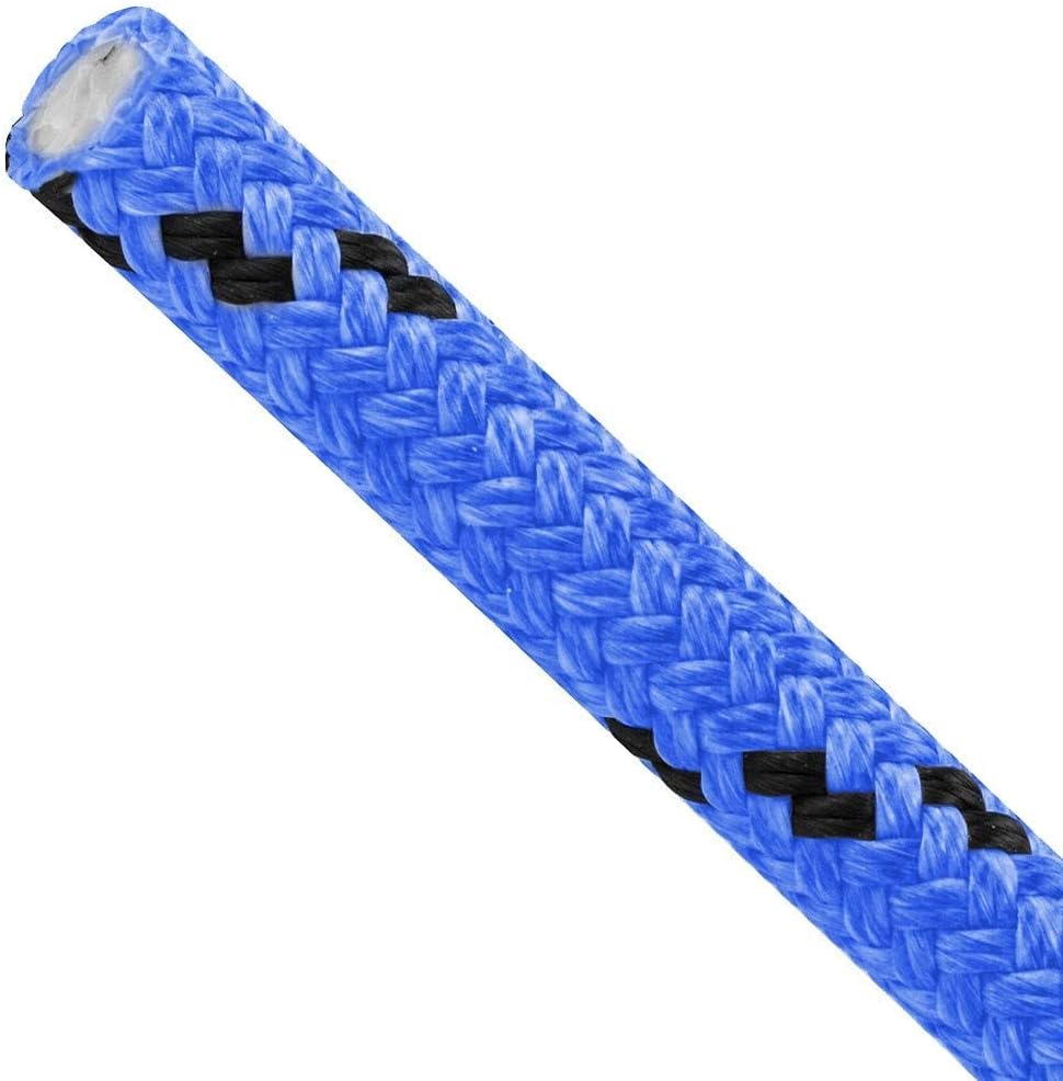 1/2 Inch by 200 Feet Double Braid Polyester Arborist Rigging Blue Ox ...