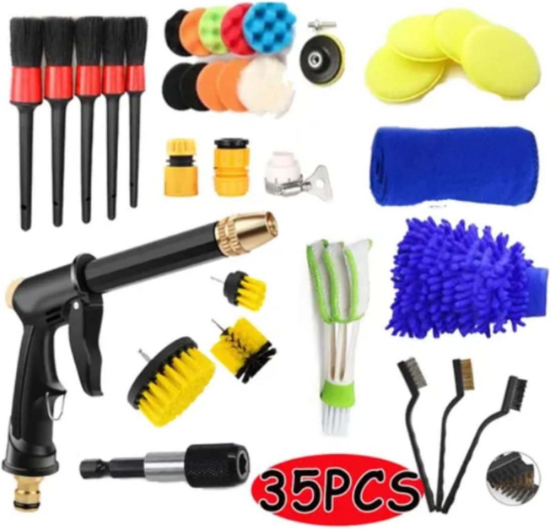 AUTODECO - Kit de limpieza para lavado de coches, 35 unidades, con ...