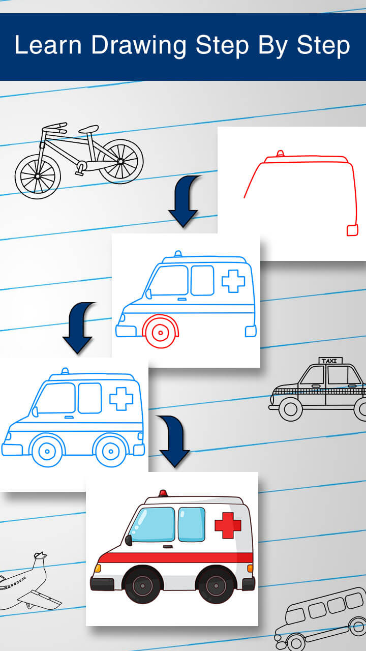 How to Draw Vehicles - App on Amazon Appstore