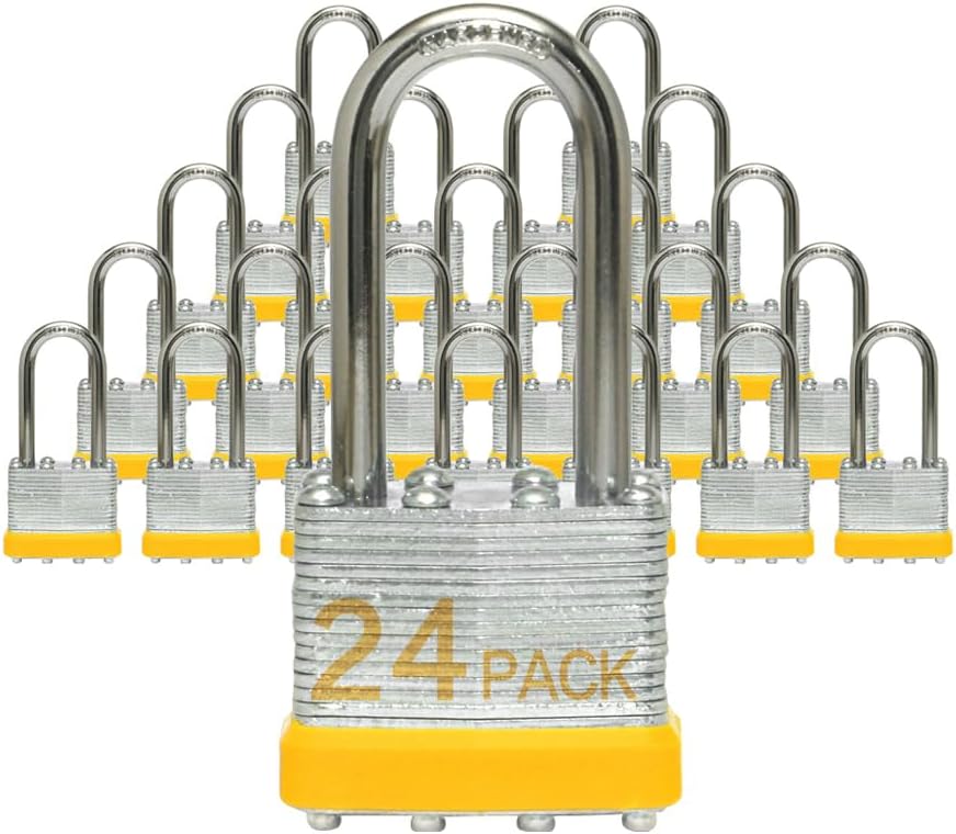 Heavy Duty Covered Laminated Steel Keyed Padlocks, Keyed Alike Locks ...