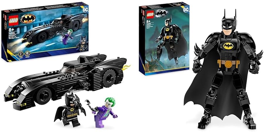 LEGO 76224 DC Batmobile: Batman vs. The Joker Chase Set, Iconic 1989 ...