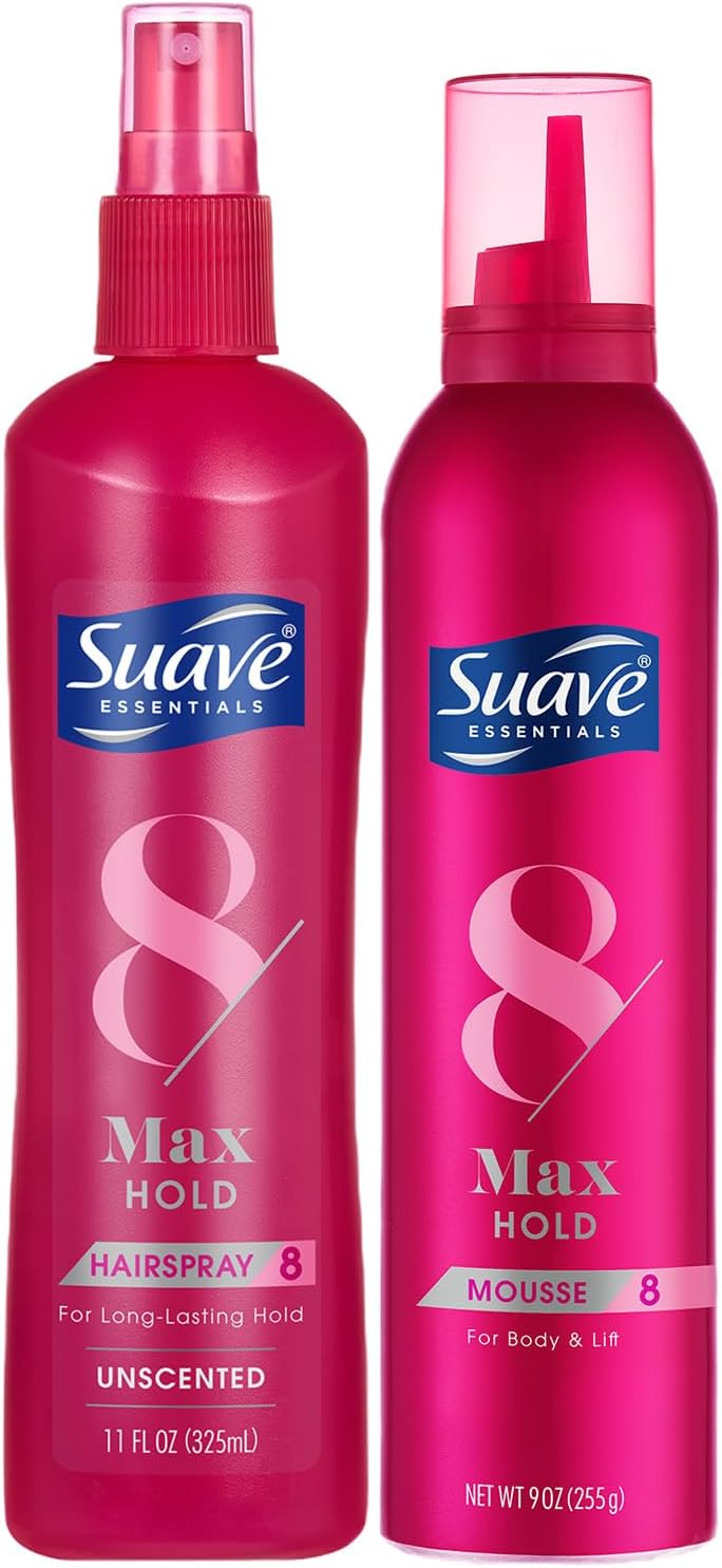Amazon.com: Suave Prof Mousse Cap Cur Size 7z : Beauty & Personal Care