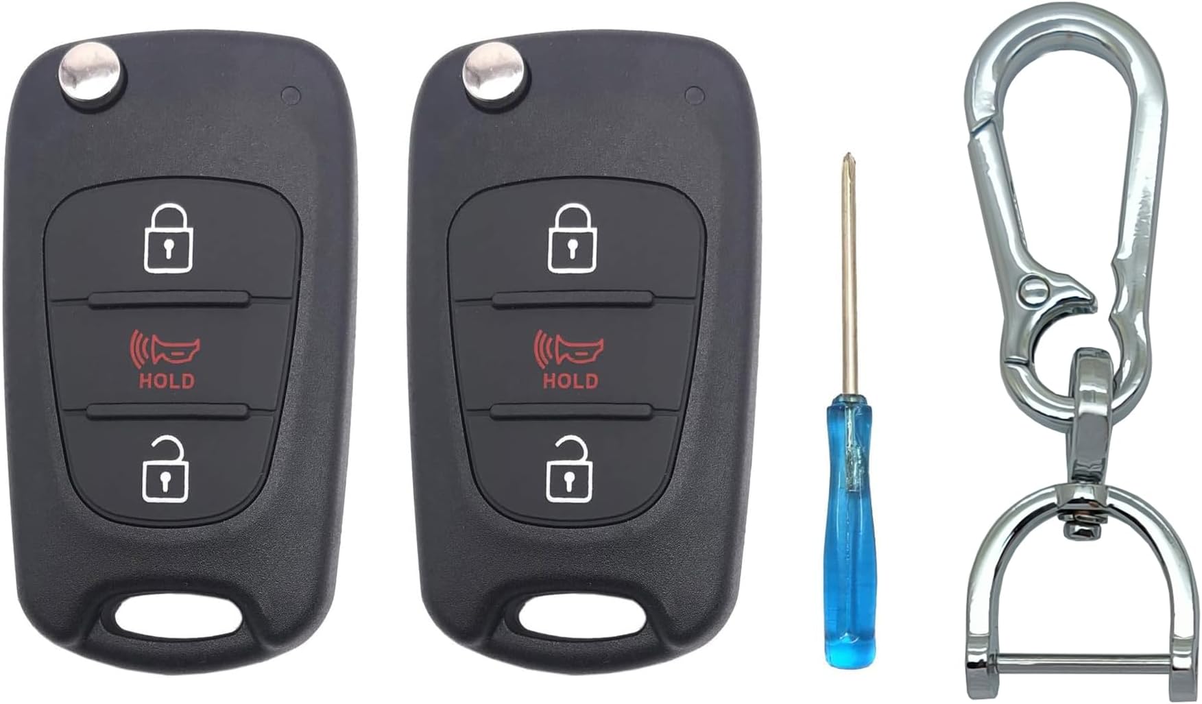 Amazon.com: Flip Folding Keyless Entry Replacement Key Fob Cover fit ...