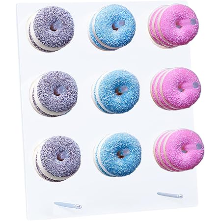 Amazon.com: Donut Wall Acrylic Donut Stand Clear Donut Wall display ...