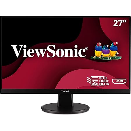 Amazon.com: ViewSonic VA2747-MH 27 Inch Full HD 1080p Monitor with ...