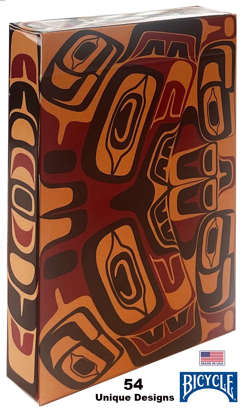 Unique Native American Artistic Playing Cards by Bicyle in Duwamish ...