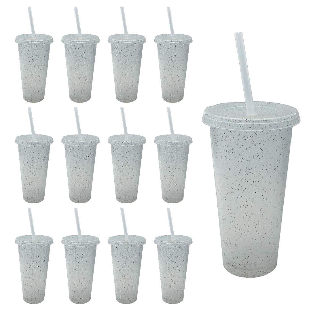 Vaso de Plastico Liberty Colores 24 oz con tapa y popote Ideal para ...